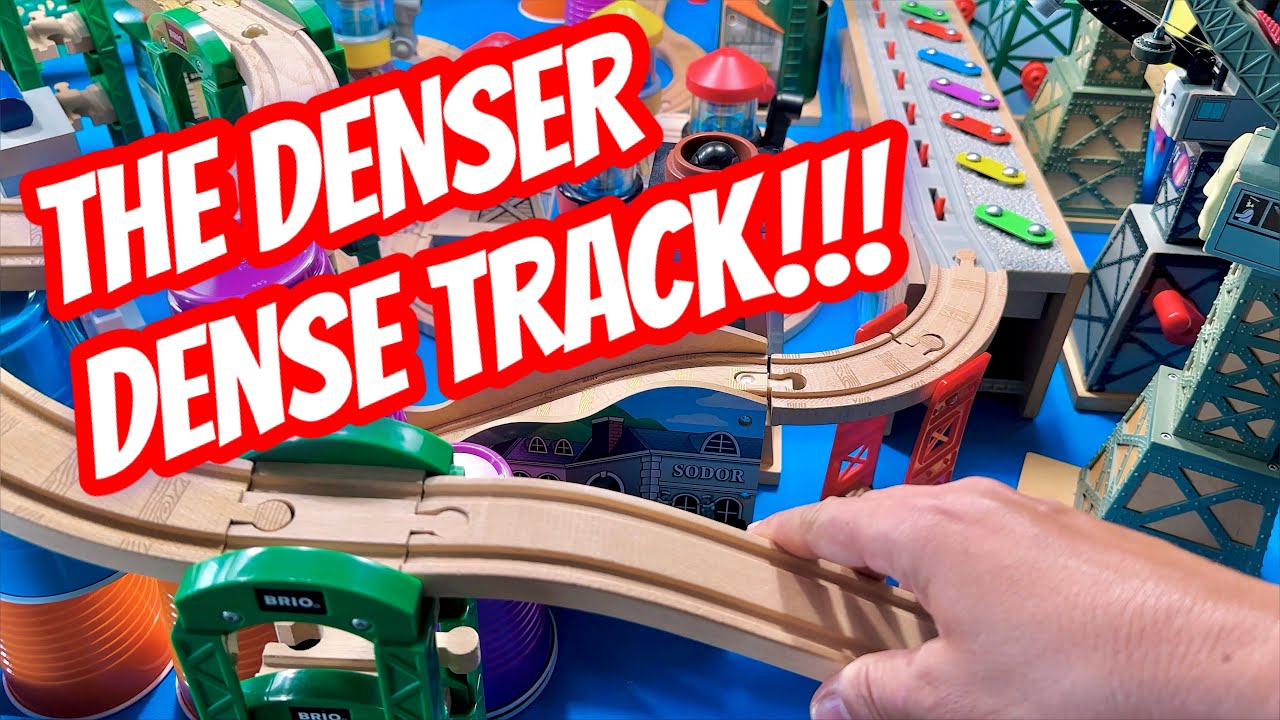 The DENSER Dense Track with SONGS! BRIO & THOMAS!! - YouTube