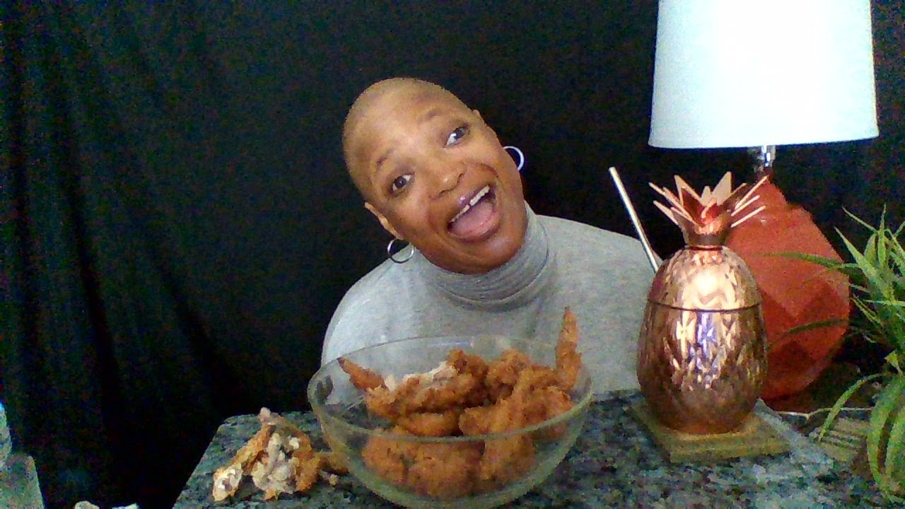 BURPING AFTER DINNER EAT FRIED CHICKEN WINGS - YouTube