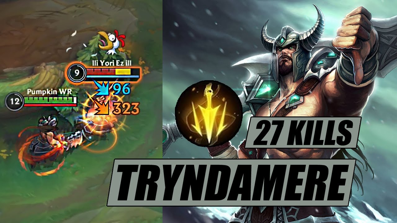 WILD RIFT TRYNDAMERE JUNGLE (OP NEW BUILD & RUNES) | SoloQ - YouTube