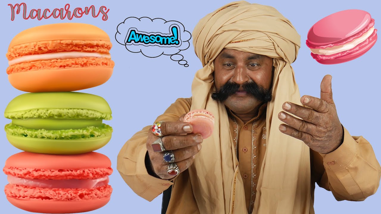 Tribal People Try French Macarons for the First Time - YouTube