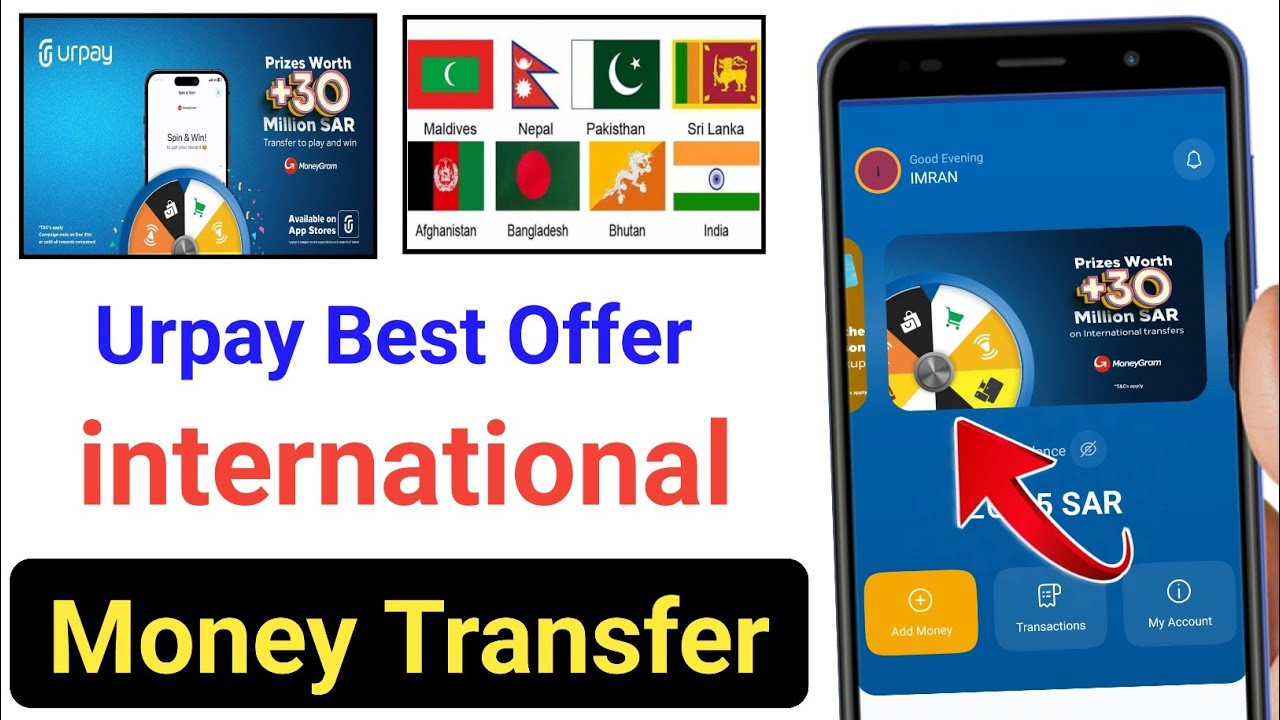 Urpay New Update || Urpay international Money Transfer || Urpay spin ...