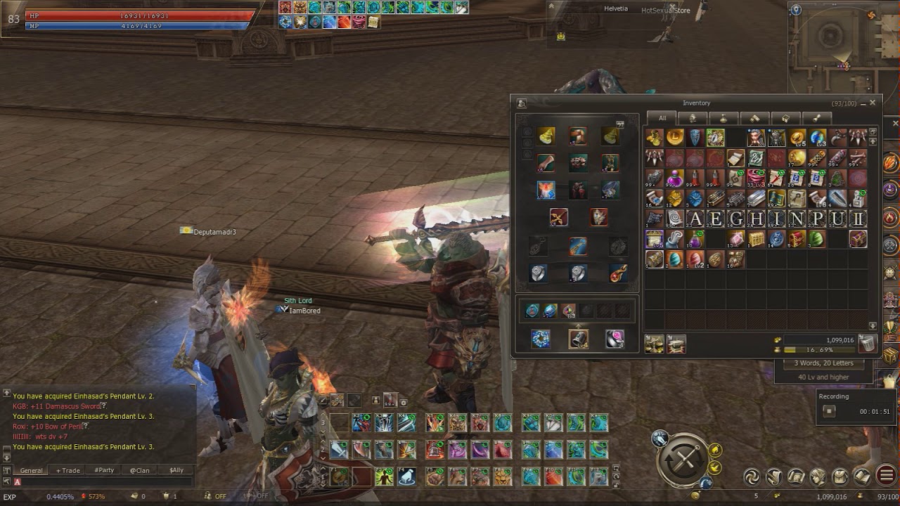 Lineage 2 Essence up Pendant 3 - YouTube