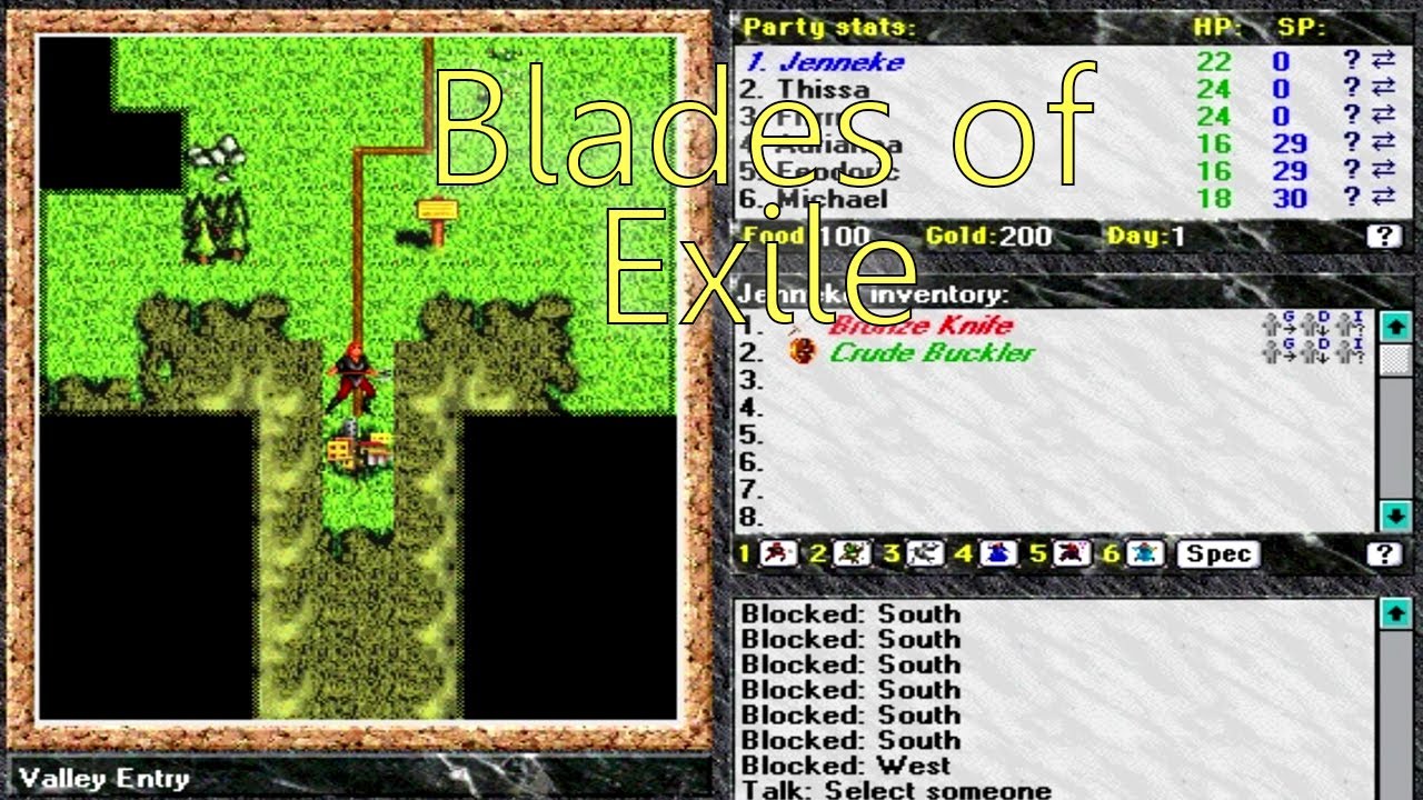 Blades of Exile (Windows game 1998) - YouTube