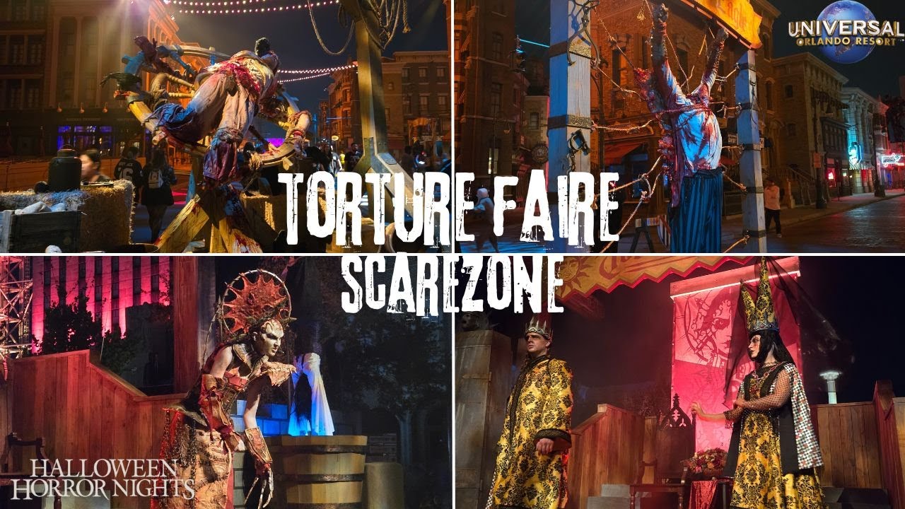 Torture Faire Scare Zone at Halloween Horror Nights 2024! Universal ...