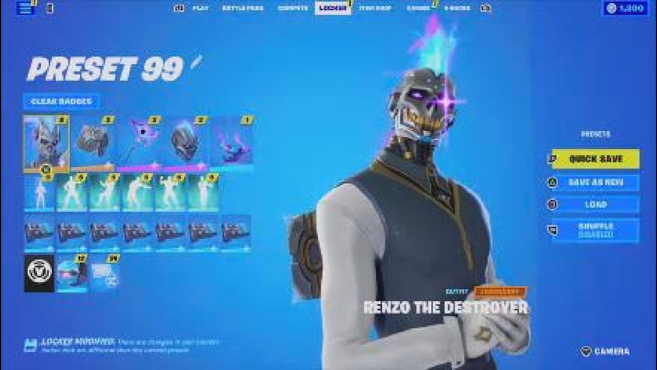 Fortnite New RENZO THE DESTROYER PS5 4k Gameplay, Chapter 4 Season 2 ...