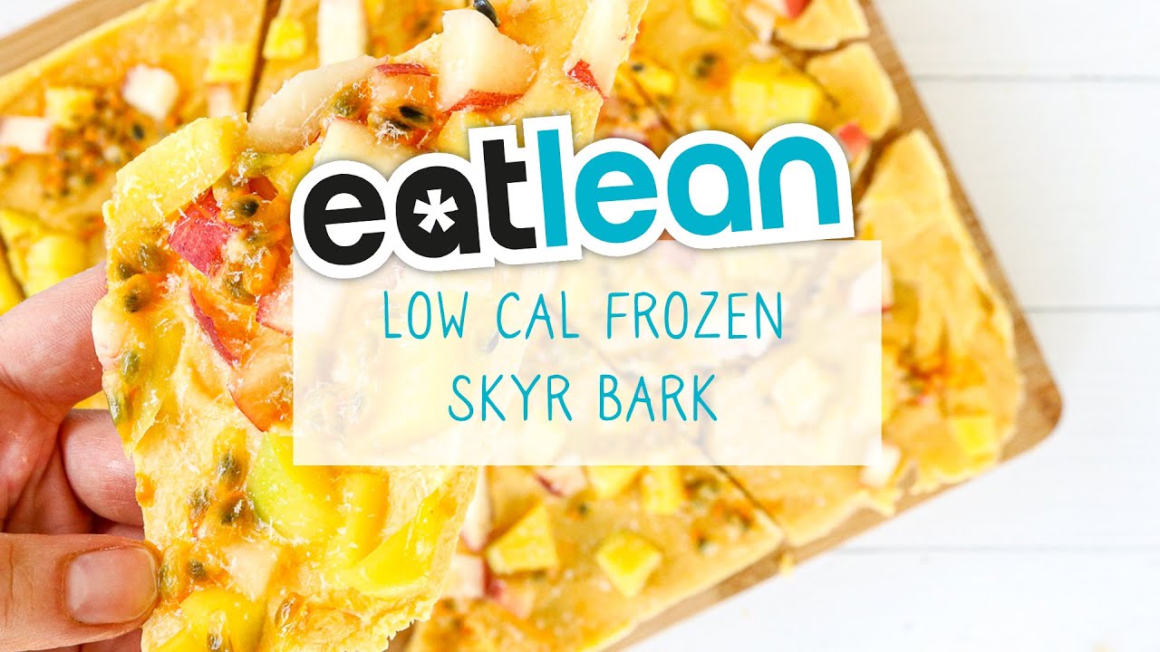 Low Calorie Frozen SKYR Bark Recipe - Eatlean - YouTube