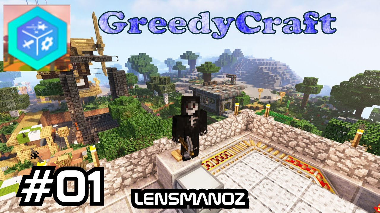 Minecraft Greedycraft - Ep 1 | It's sooo pretty - YouTube