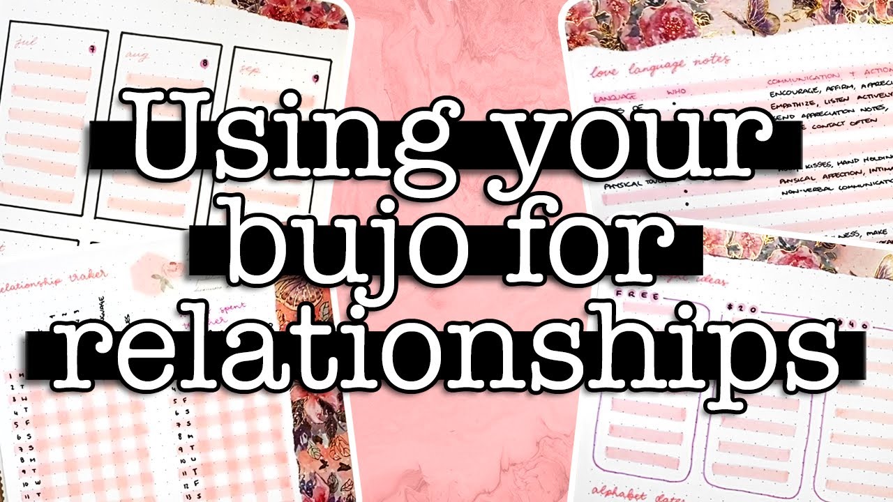 Build better relationships using your bullet journal 💜 - YouTube