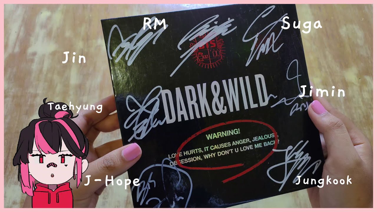 [Unboxing] BTS SIGNED ALBUM - Dark & Wild - YouTube
