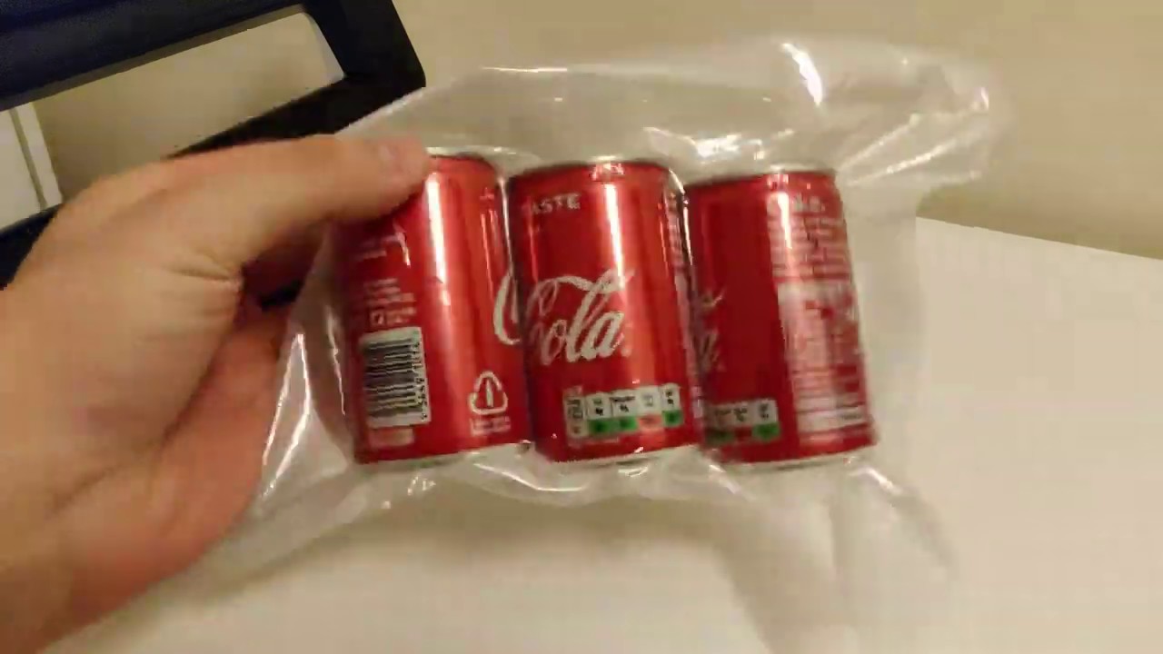 EXPLODES??? Vacuum sealing can of coke - YouTube
