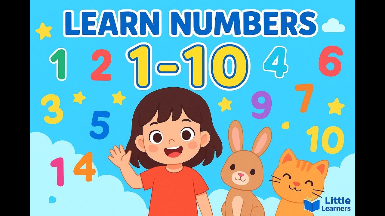 Learn Numbers 1 to 10 for Kids | Counting Fun with Music and Colors ...