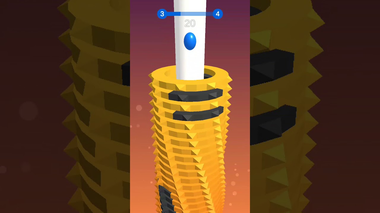 stack Ball - Gameplay 4 nivel - YouTube