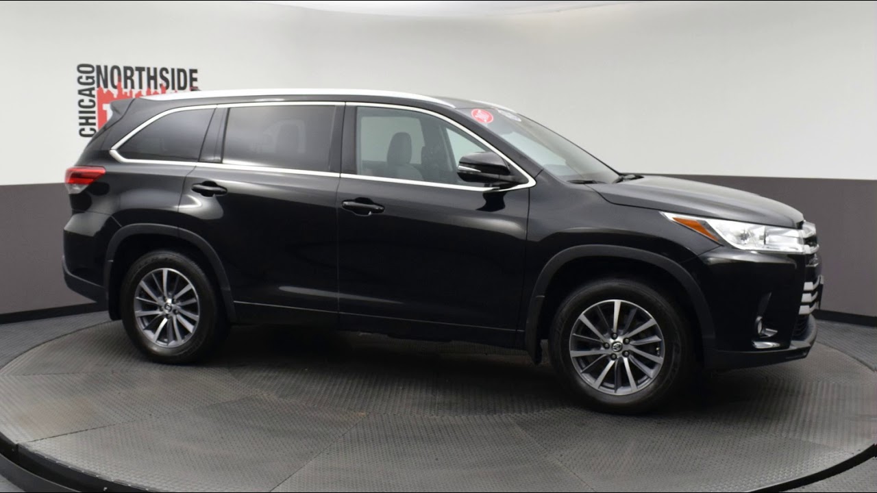 2017 Midnight Black Metallic Toyota Highlander Sport Utility #P11951 ...