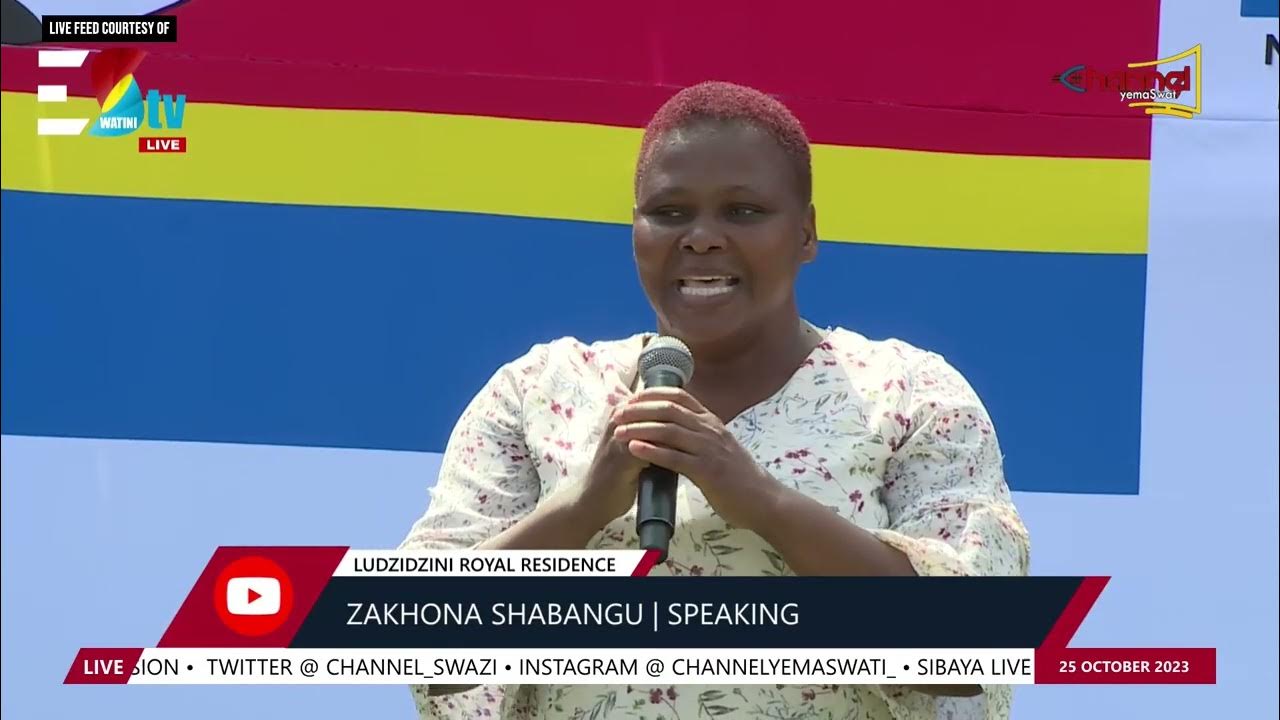 NO SEX! Crowd requests speaker Zakhona Shabangu to be pardoned - YouTube