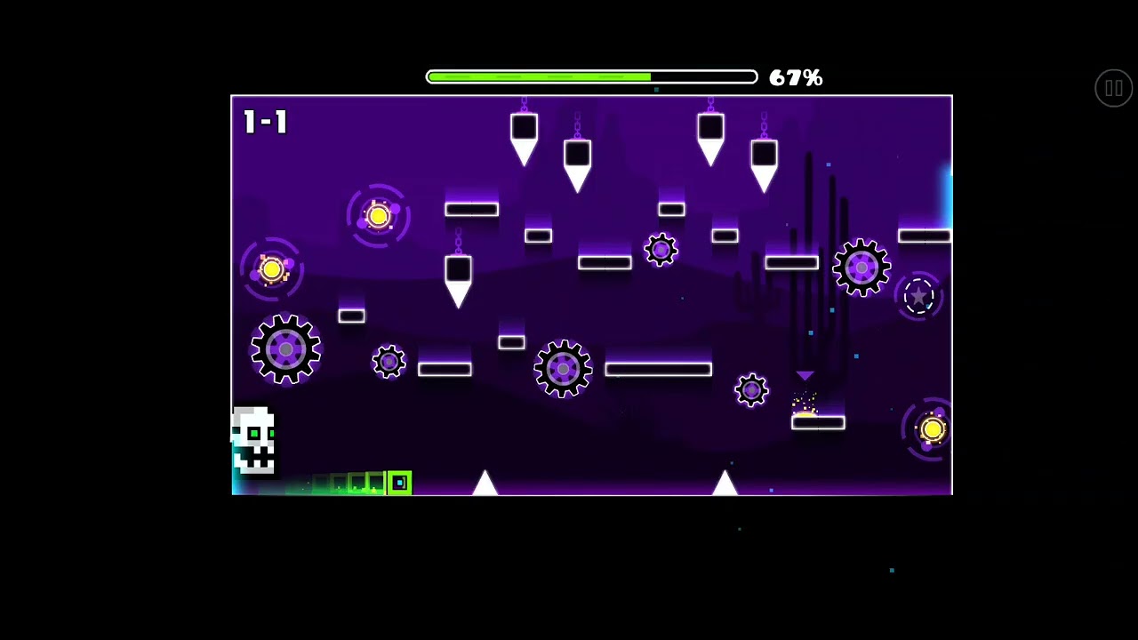 press start geometry dash subzero (parte1) - YouTube
