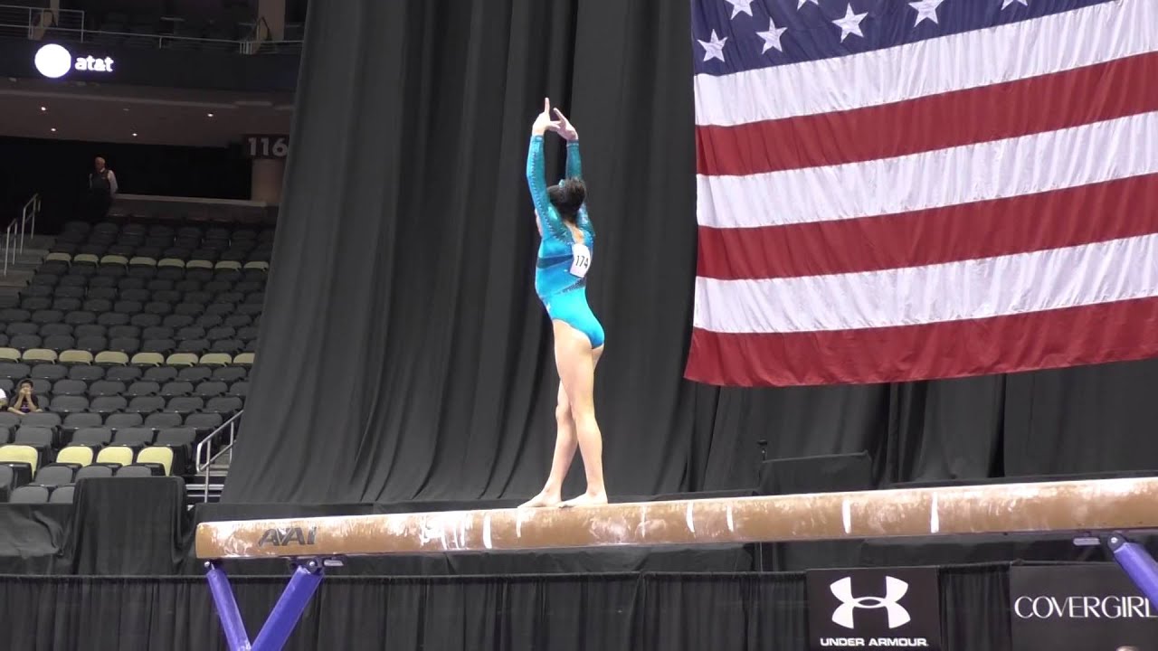 Victoria Nguyen - Balance Beam - 2014 P&G Championships - Jr. Women Day ...