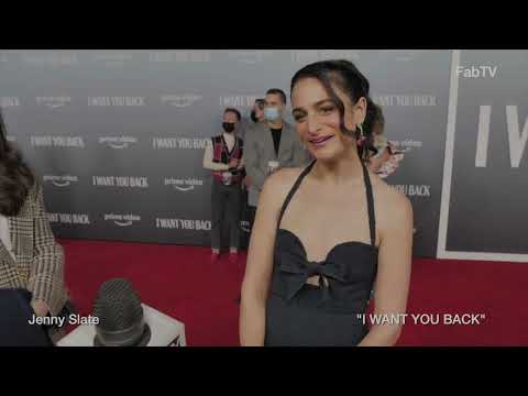 The amazing & funny Jenny Slate arrives at the \