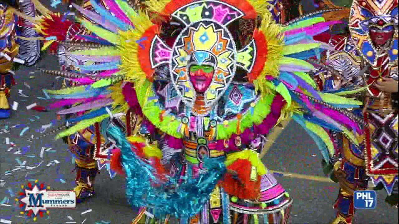 Mummers 2019 String Band 06 Aqua - YouTube
