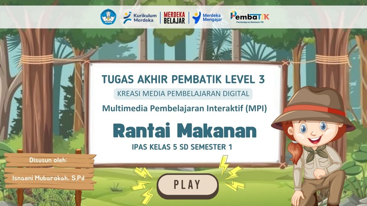 Tugas Akhir PembaTIK Level 3 Tahun 2023 | Media Pembelajaran Interaktif ...