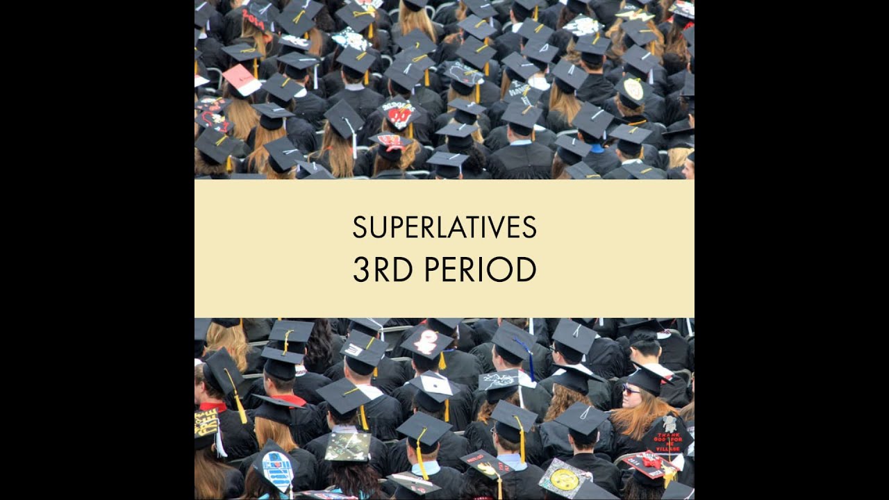 3rd Period Class Slideshow 2020 - YouTube