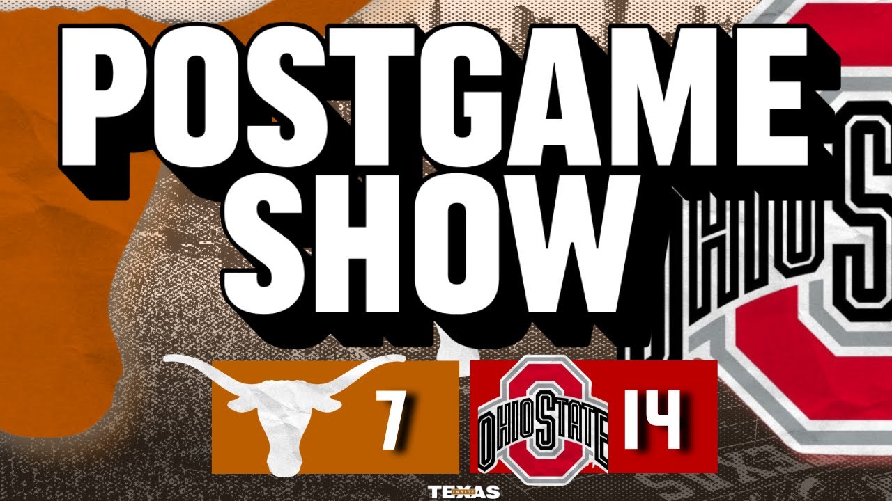 POSTGAME: No. 3 Ohio State DEFEATS No. 1 Texas Longhorns in 14–7 ...