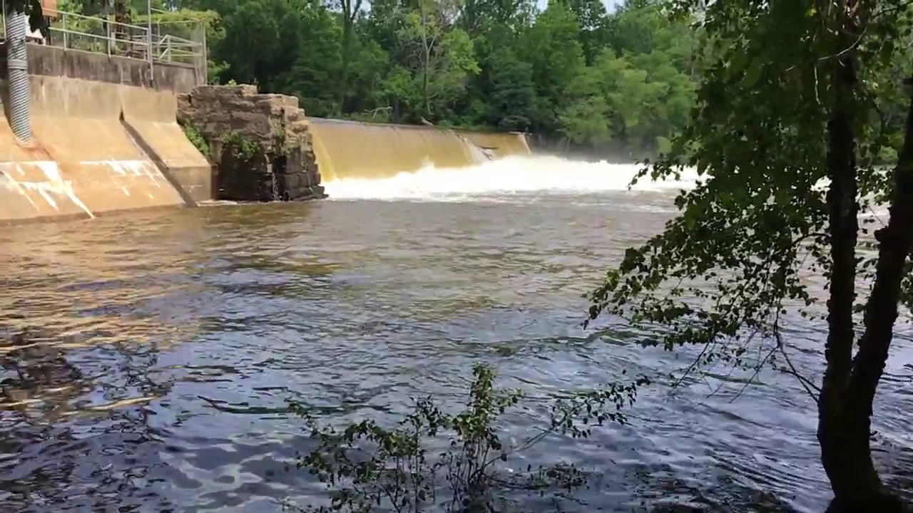 Neuse River dam - YouTube