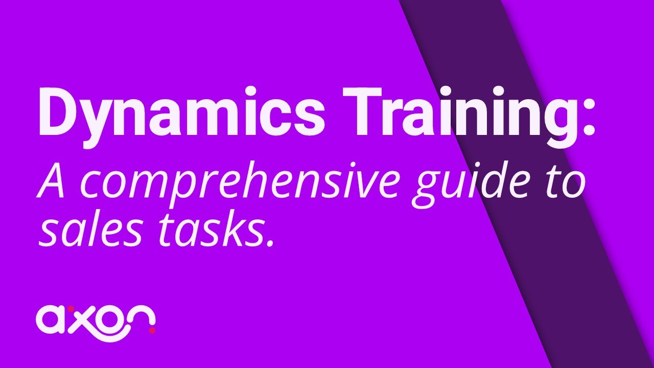 Comprehensive guide to the sales tasks - YouTube