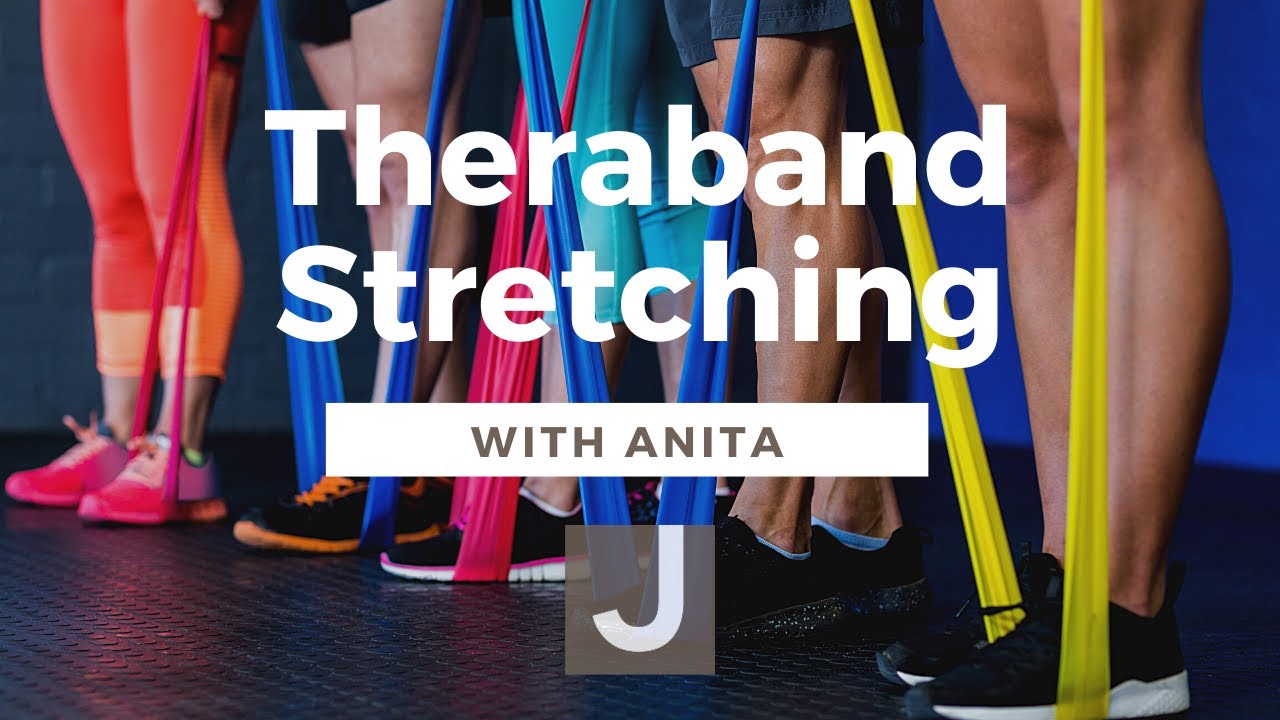 Theraband Stretching with Anita - YouTube