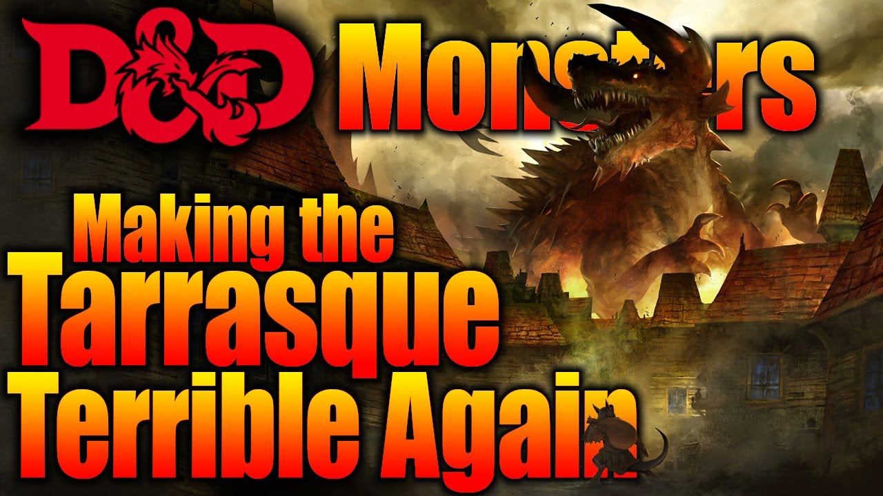 Tarrasque 5e What's Wrong with it (Dungeons & Dragons) - YouTube
