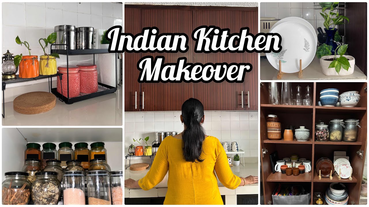 Vlog #10 🌸 || Small Indian kitchen Makeover || Counter Top Organisation ...