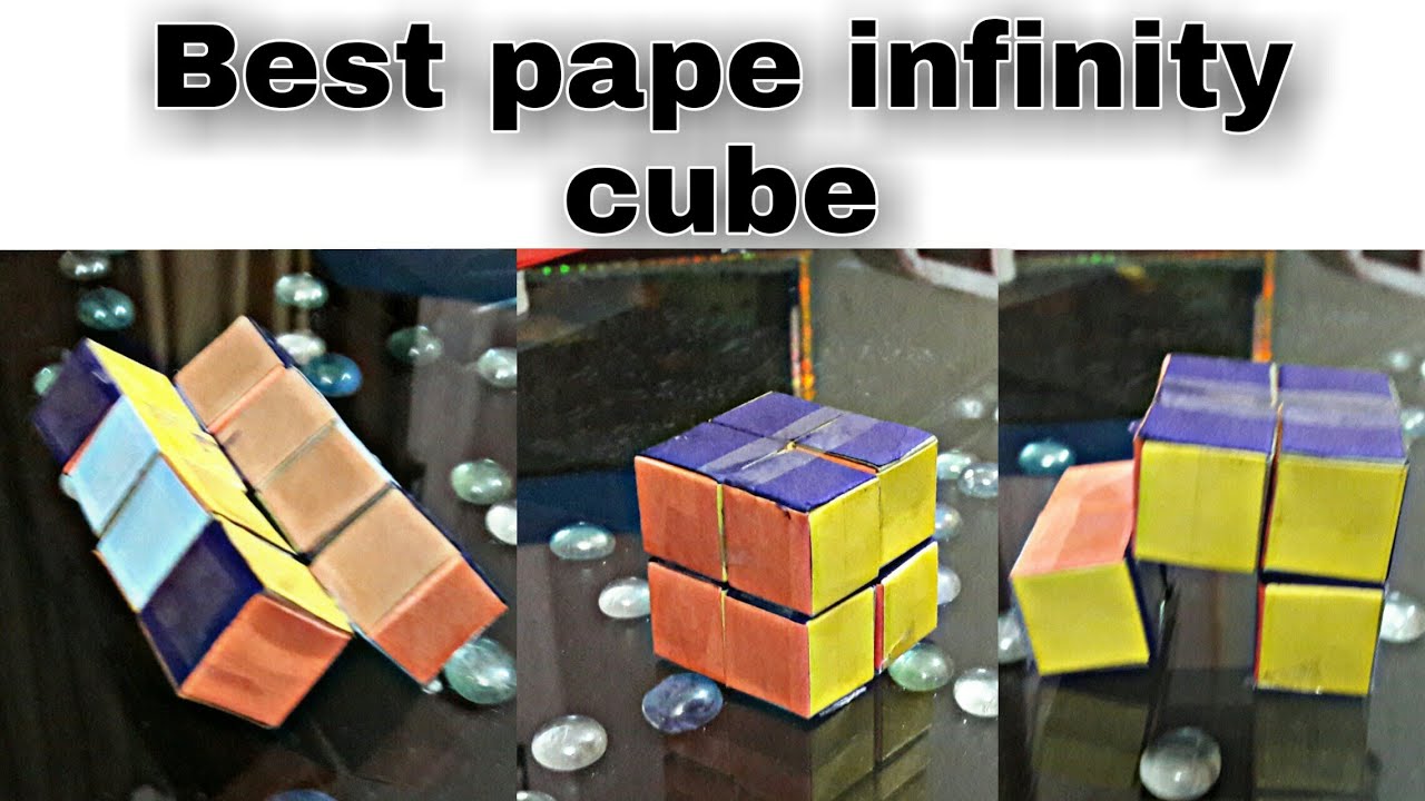 Best Paper infinity cube that you can make | Easiest steps | # Crafty ...