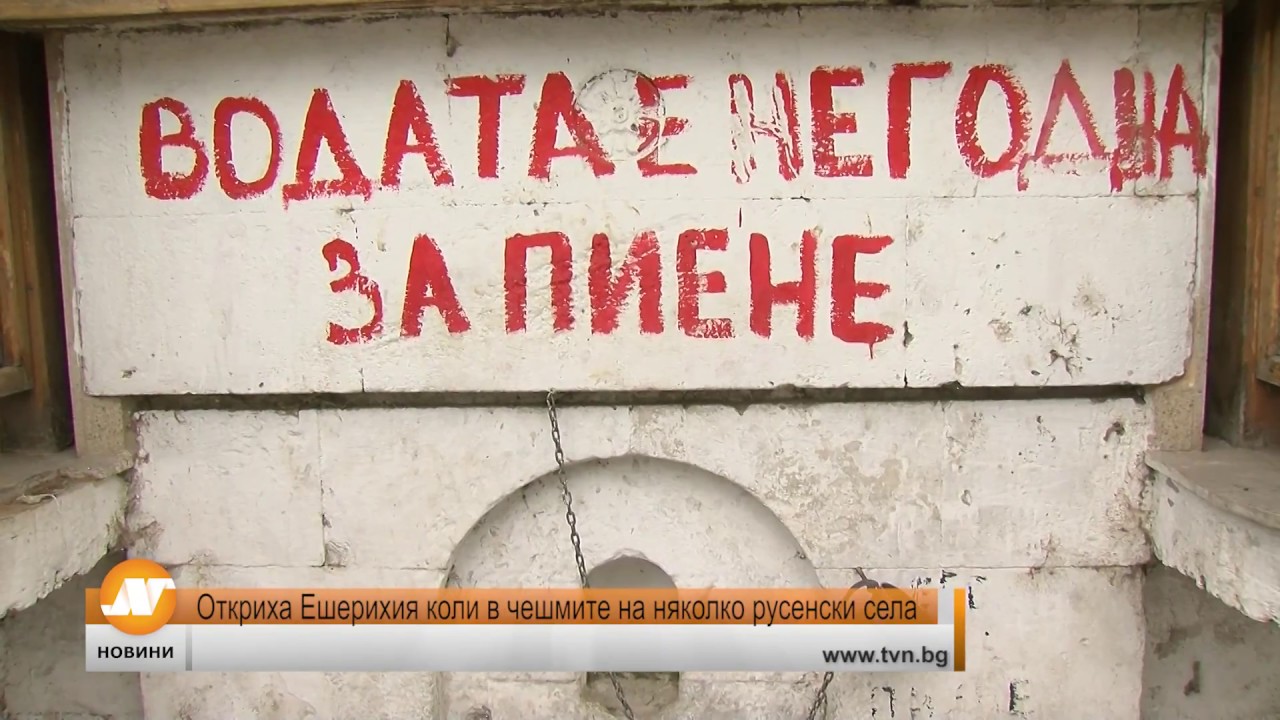 Откриха Ешерихия коли в чешмите на няколко русенски села Youtube