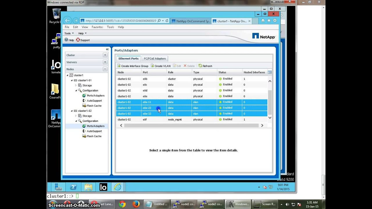 NetApp C-DOT - Creation and Failover of LIF Part 1 - YouTube