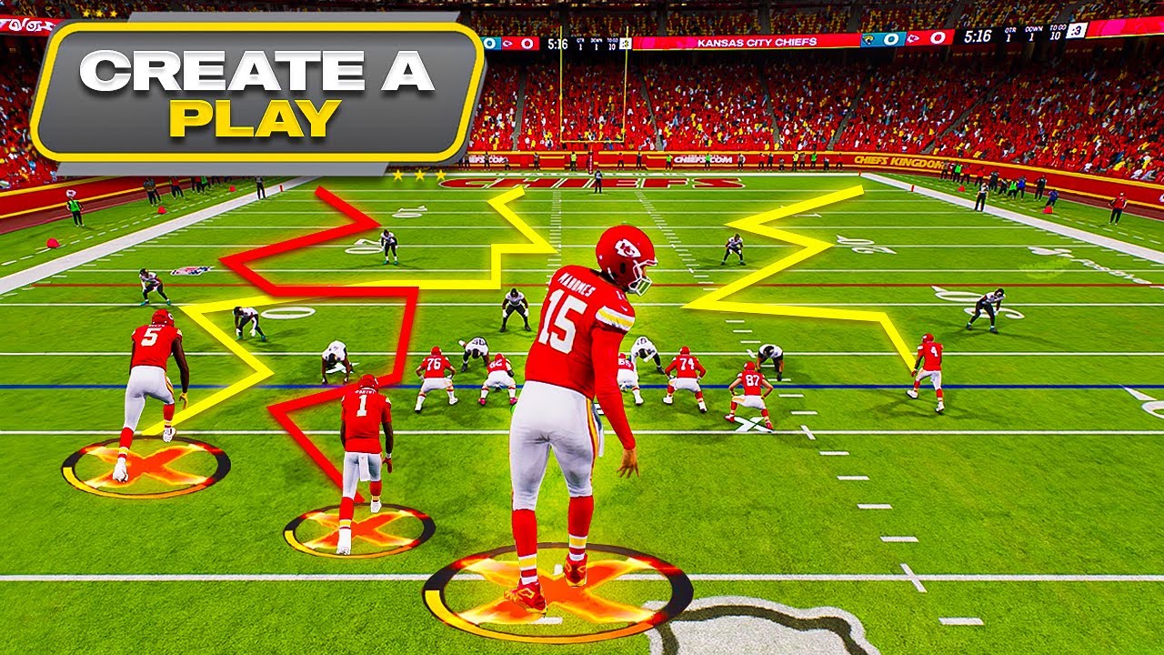 Patrick Mahomes has CREATE A PLAY in Madden 25, this is crazy - YouTube