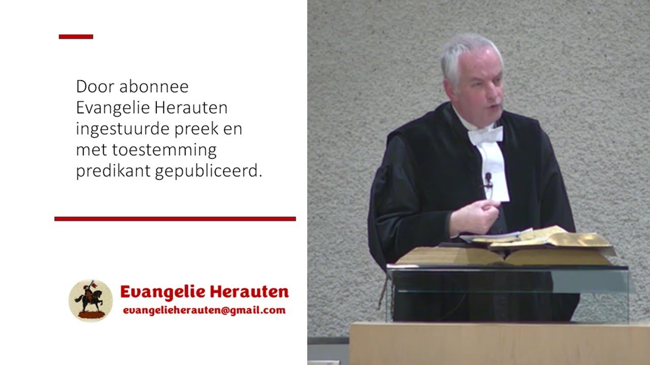 Ds. G. Herwig | Johannes 1: 18 | God laat Zich kennen | - YouTube