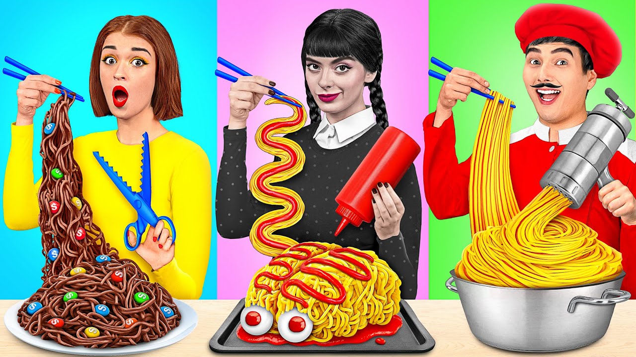 Me vs Grandma Cooking Challenge | Simple Secret Kitchen Hacks and Tools ...