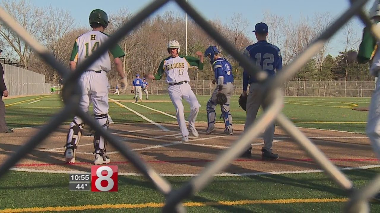 Hamden baseball edges West Haven, 5-4 - YouTube