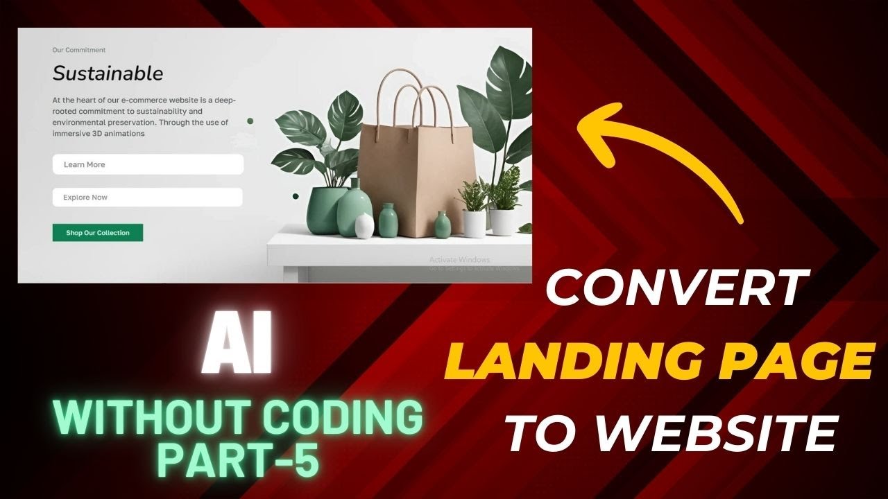 Image to Website using AI [Part-5] || Landing Page to website using AI - By Code with Patel ...