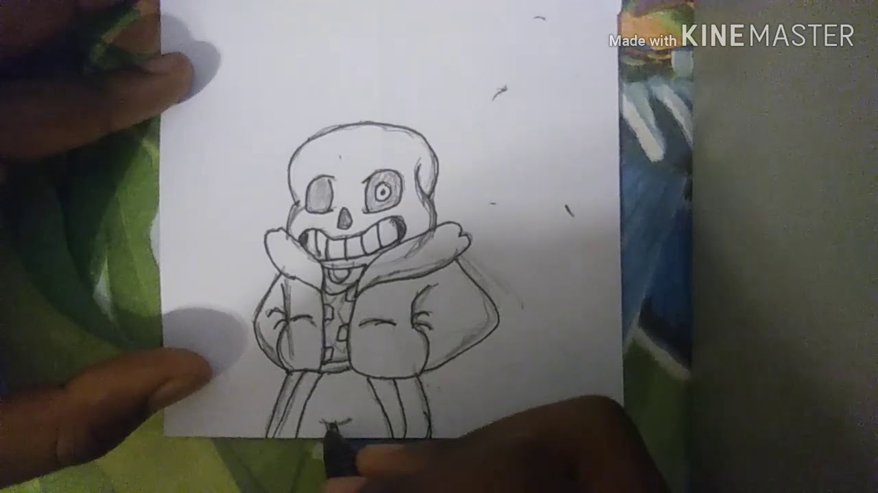 How To Draw: Sans From:Undertale - YouTube