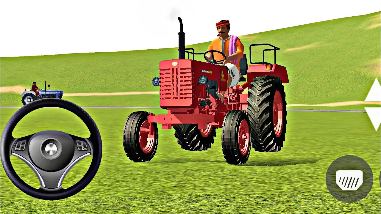 Mahindra Tractor Driving GamePlay Video Tractor Wala Game Tractor ...