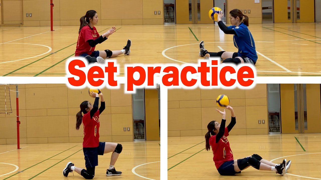 Practice to improve the set【volleyball】 - YouTube