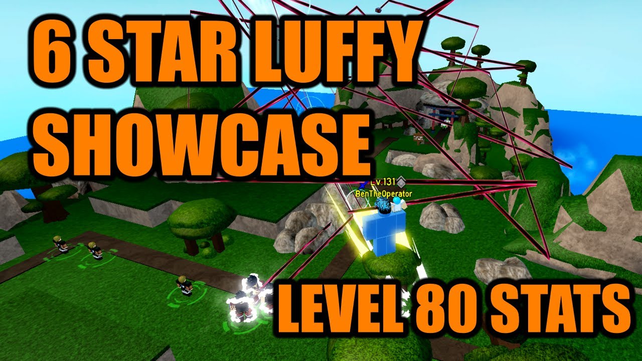6 STAR LUFFY SHOWCASE (Maxed) | All Star Tower Defense - YouTube
