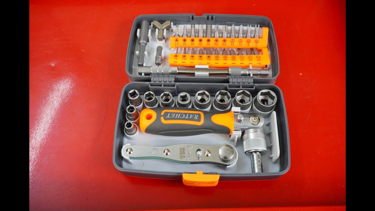 Báo giá 380k Bộ Tua vit mini 38 trong 1 Ratcher germany - YouTube