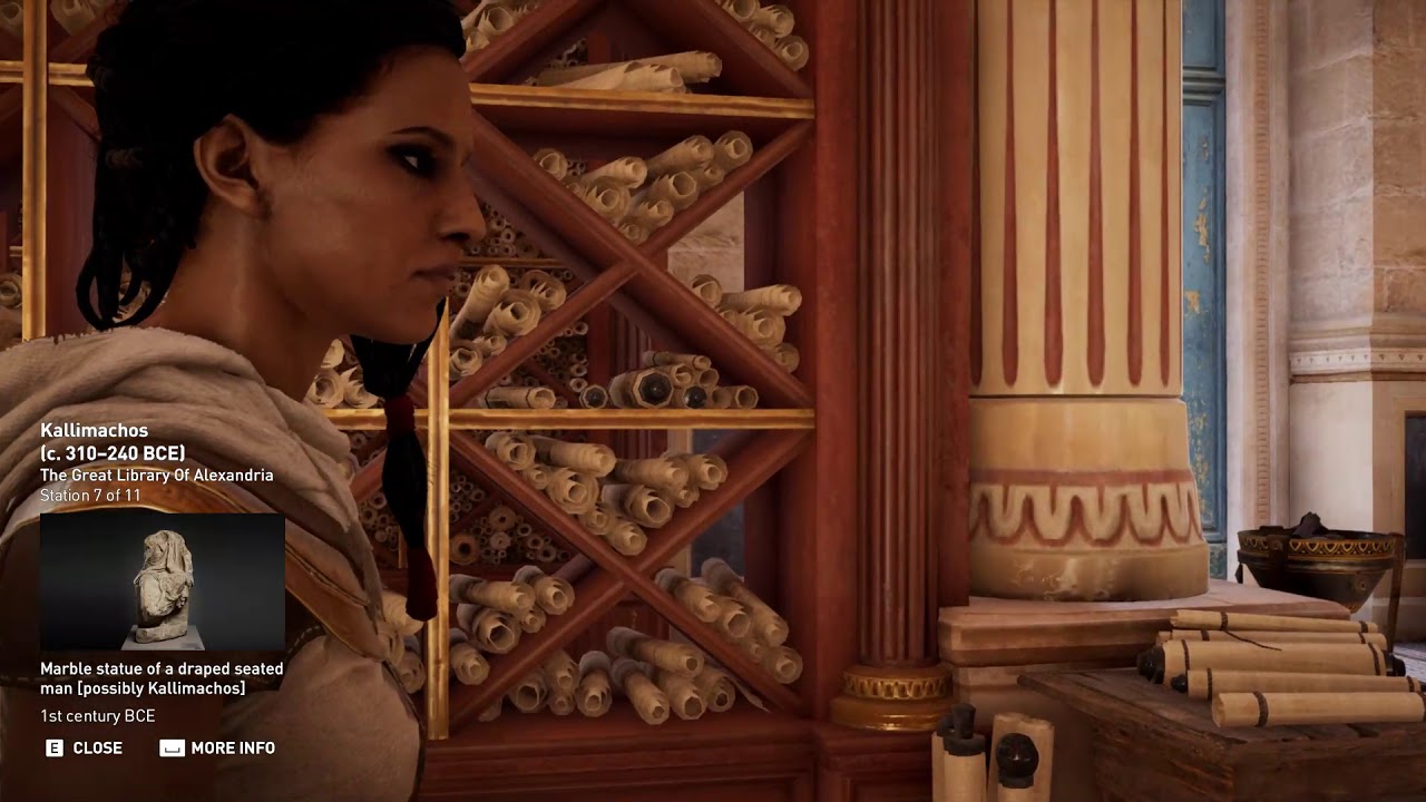 Tour of the Great Library of Alexandria - Assassin's Creed Origins ...