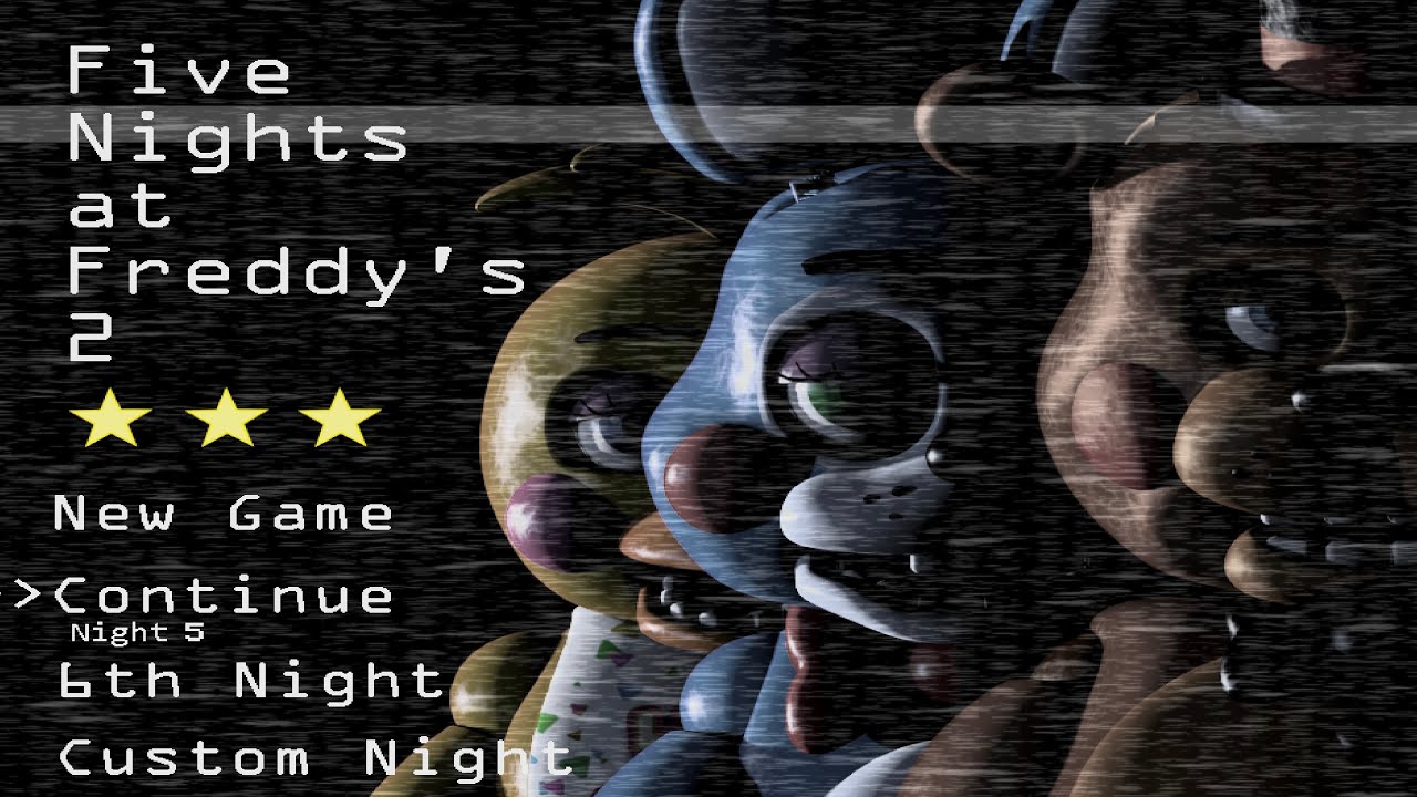 Fnaf 2 main menu theme - YouTube