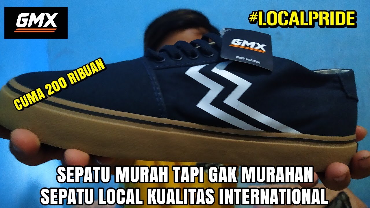 UNBOXING SEPATU LOKAL GEOFF MAX DENGAN HARGA MURAH - YouTube