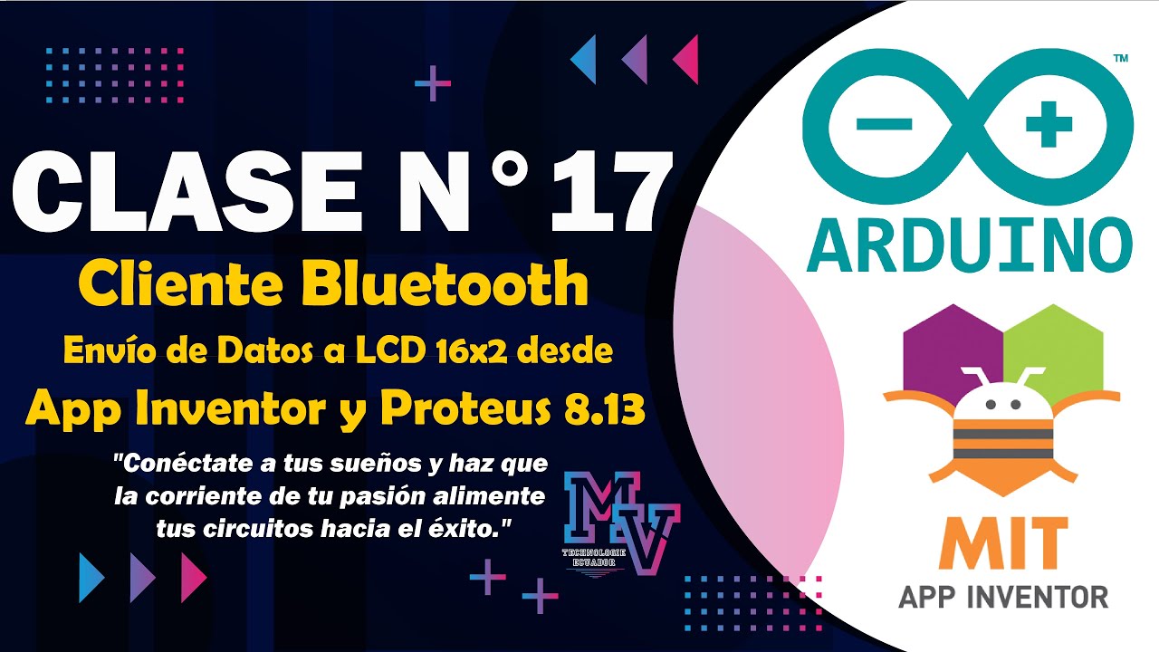 Clase N 17: Envío de Datos App Inventor a LCD 16x2 por Bluetooth con ...