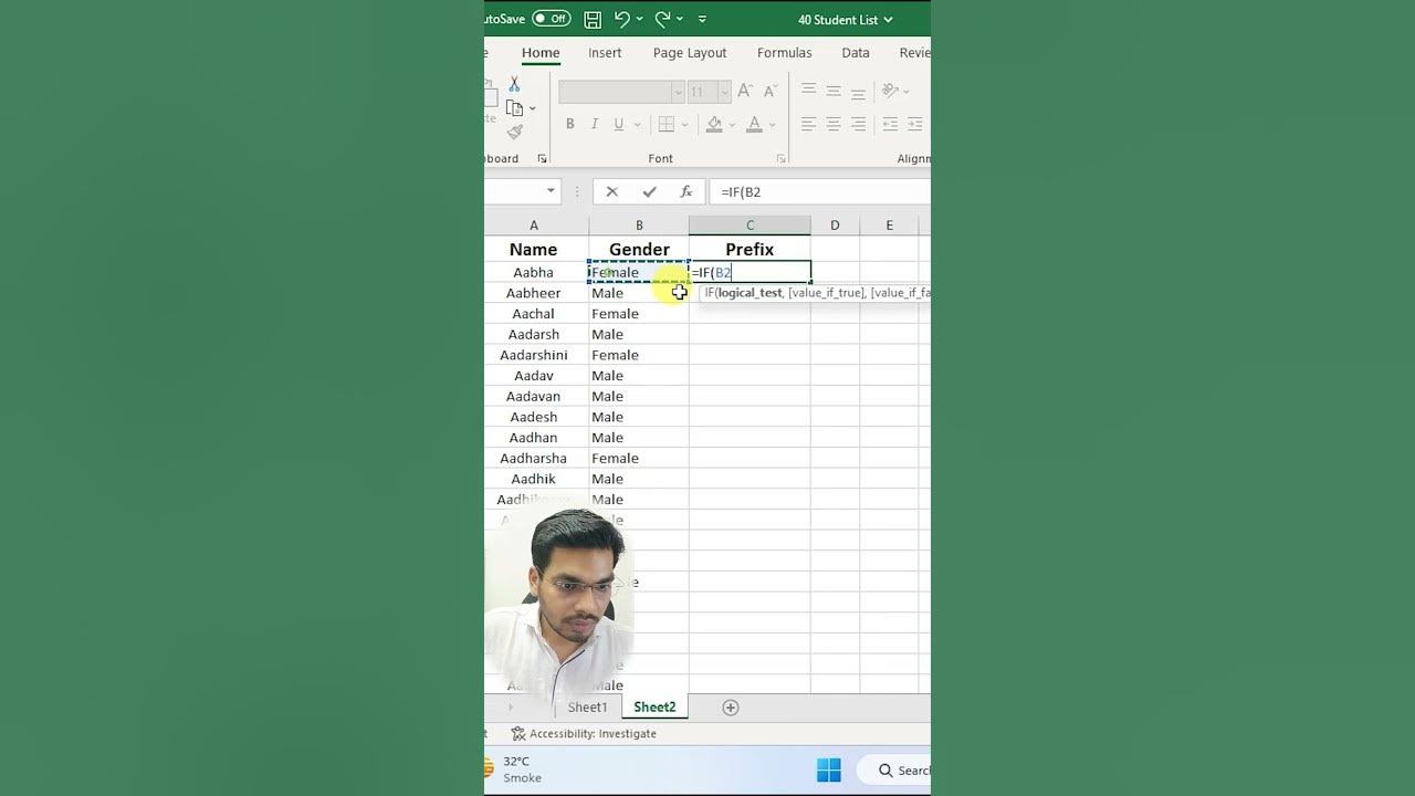 How To Add Mr And Ms According To Gender In Excel Add Prefix Mr how-to-add-mr-and-ms-according-to-gender-in-excel-add-prefix-mr