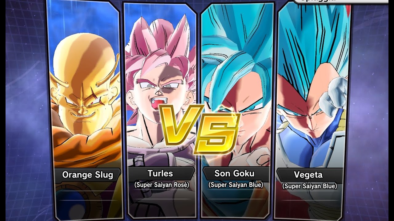 XV2 (PC): Turles Super Saiyan Rosé&Orange Slug vs Goku Super Saiyan ...