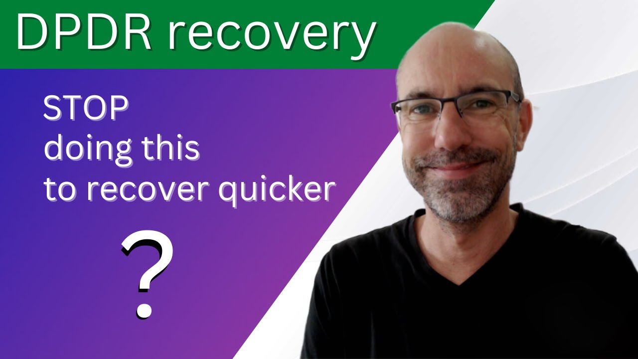 STOP DOING THIS and you will recover quicker (DPDR recovery) - YouTube